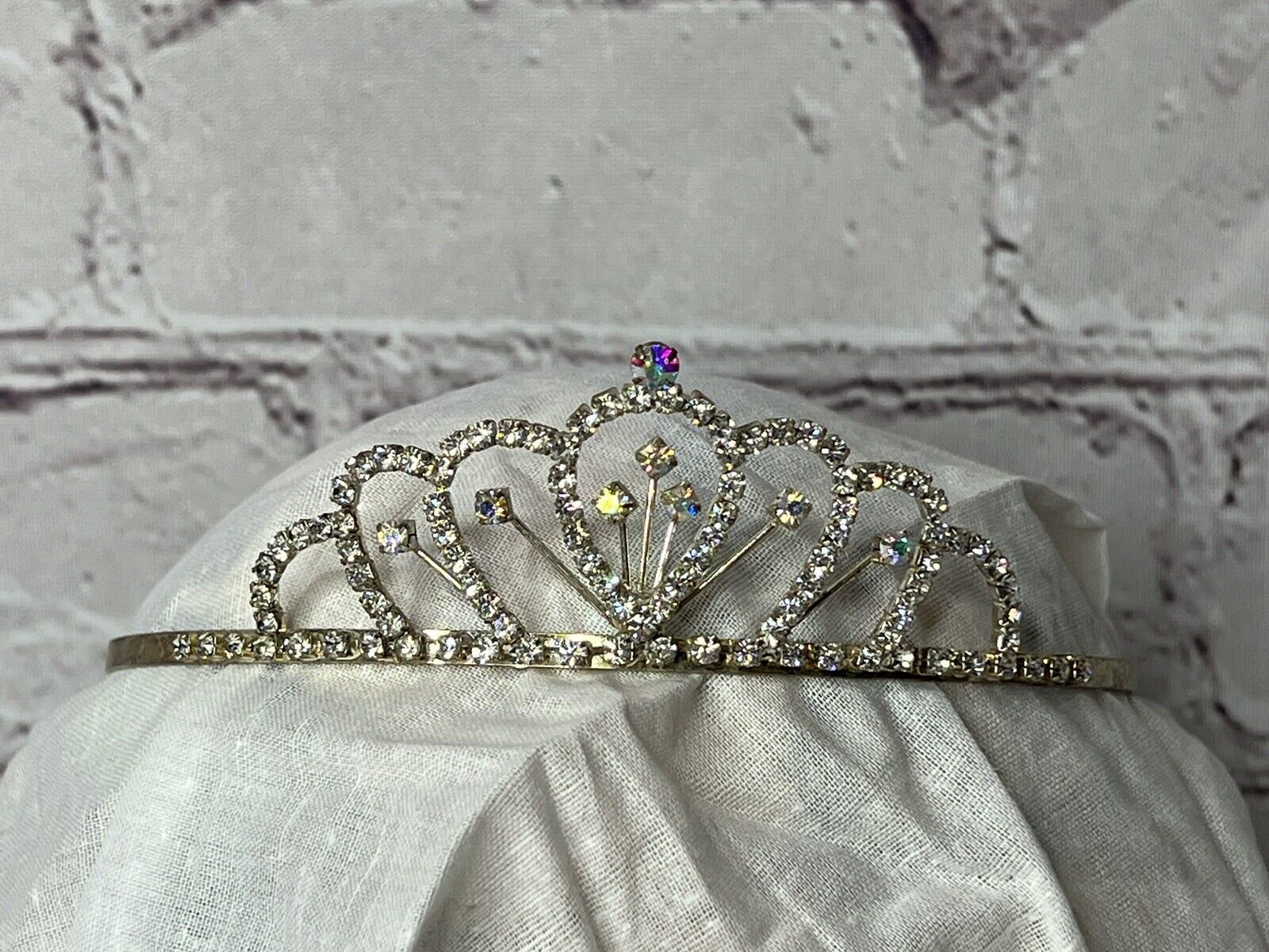 Tiara Crown With Rhinestones Princess Crown for Birth… - Gem