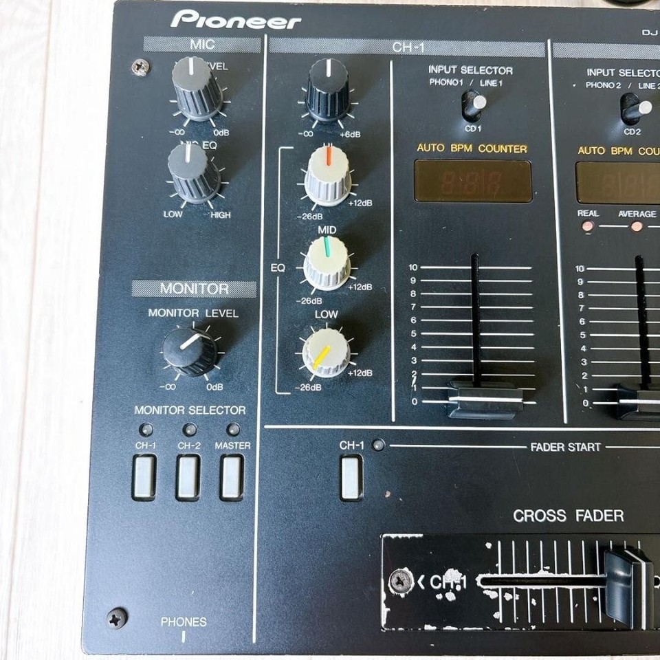 Pioneer DJM-300 Performance DJ Music Preamp Mixer Black 2-Channels ...