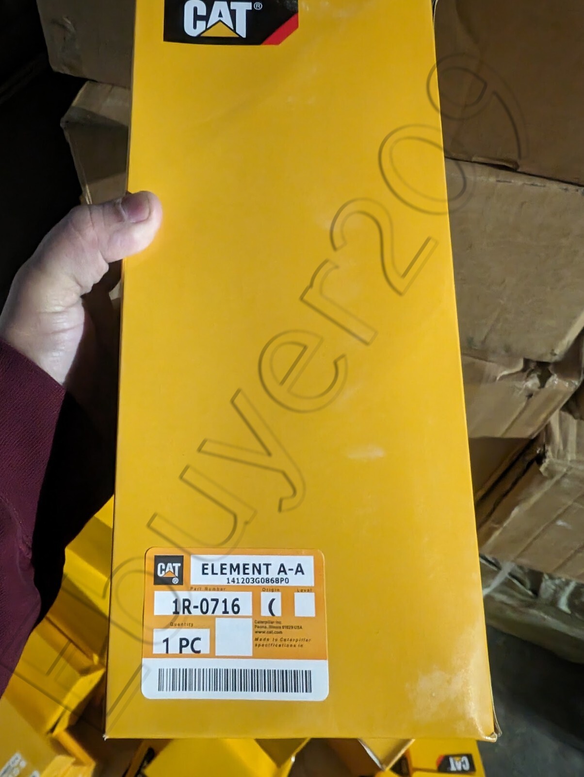 1 GENUINE 1R0716 Caterpillar Engine Oil Filter CAT 1R-0716 NEW | eBay