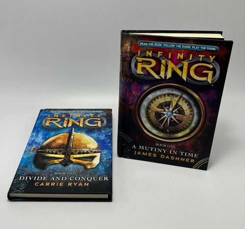 James Dashner Kids Books #1 and #2 INFINITY RING Mutiny In Time + Divide Conquer | eBay