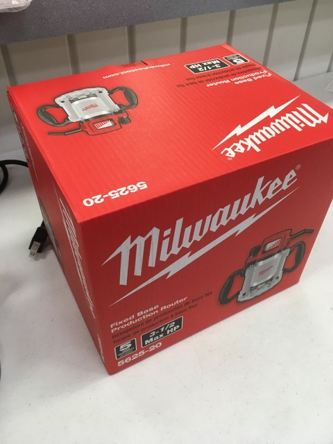Milwaukee 5625-20 3-1/2 Max HP Fixed-Base Production Router for sale ...