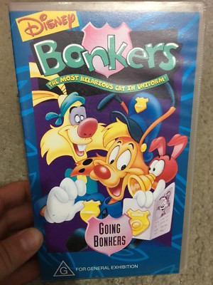 Disney - Bonkers Volume 1 : Going Bonkers VHS TAPE (rare Disney series ...