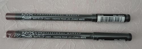 NYX Suede Matte Lip Liners 2 - 0.03 oz Each Soft-Spoken & Alabama NEW ...