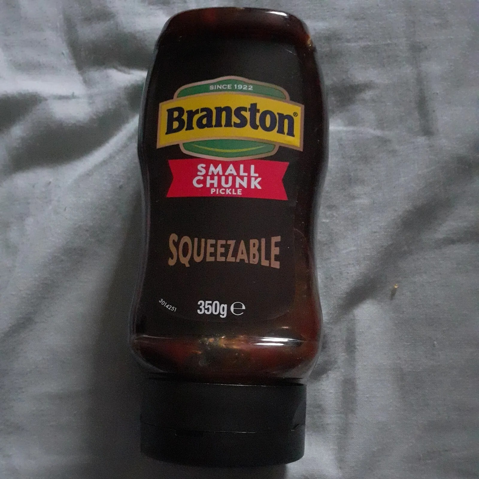 4 squeezy bottles Branston small chunk Pickle 4x 350g=1.4KG. Free P&P ...