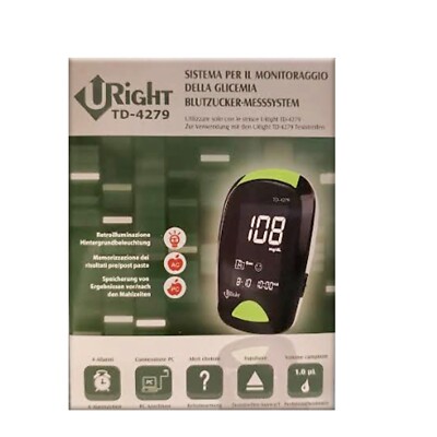 U-RIGHT Glucometro Misuratore Glicemia - Risultati Rapidi e Precisi | eBay