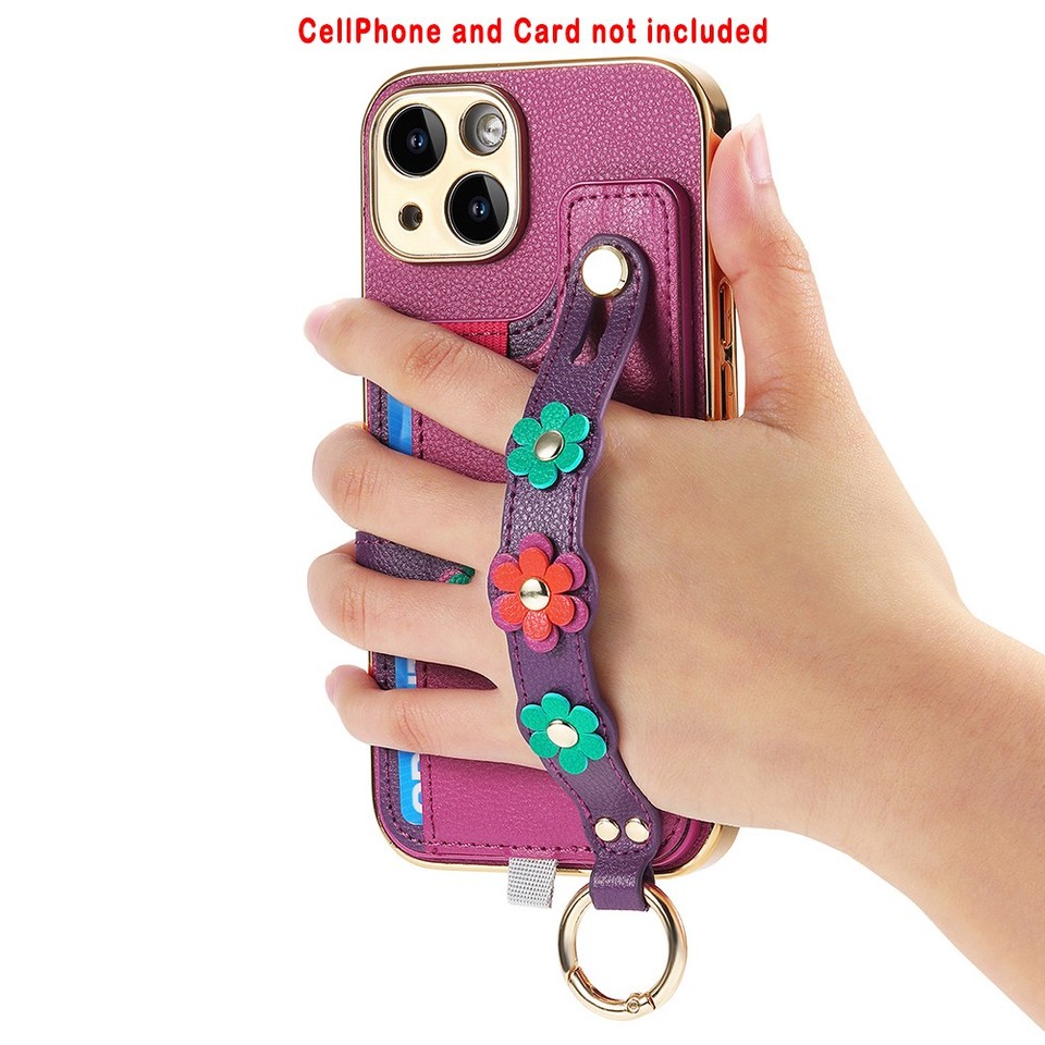 Stylish Electroplated Wrist-Strap Case for iPhone 16 Plus/Pro/Pro Max ...