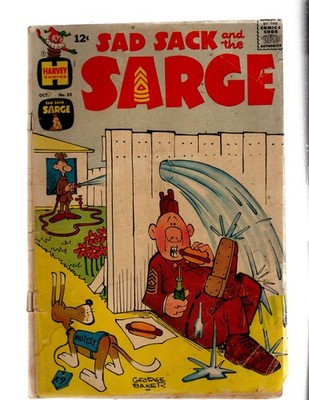 SAD SACK AND THE SARGE COMIC BOOK No 33 with THE GENERAL and SLOB ...