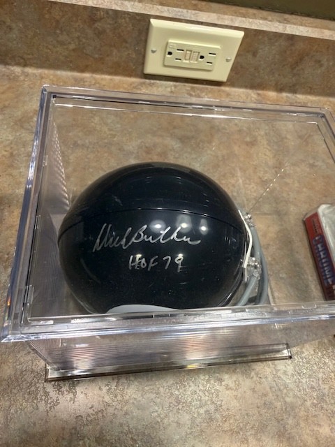 4 Chicago Bears Autographed Mini Helmets-Butkus, Ditka, Sayers, Hampton ...
