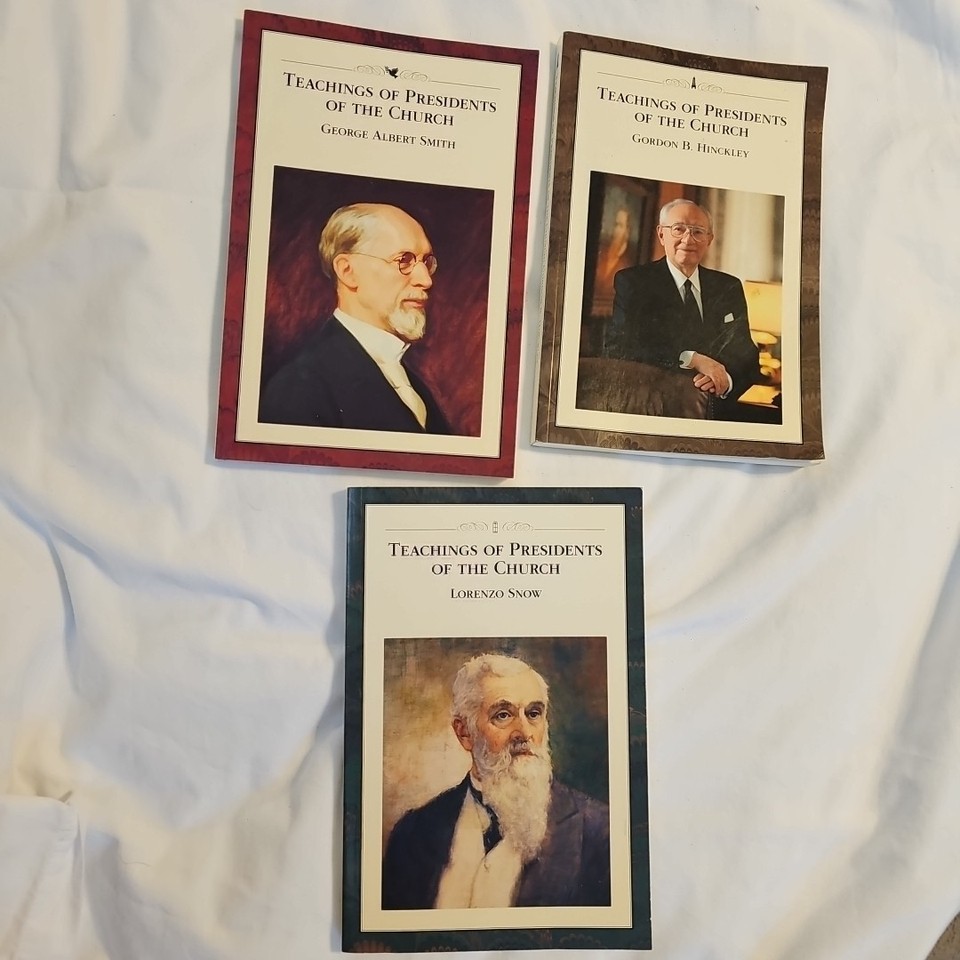 Teachings of Presidents of The Church Lot of 3 Snow, George Smith ...
