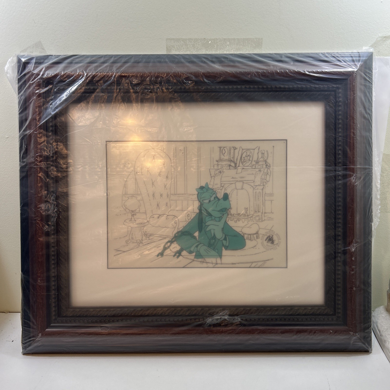 Mickey’s Christmas Carol Hand Painted Cel Signed Goofy As Jacob Marley ...