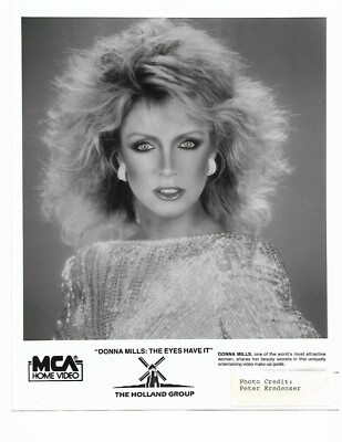 Vintage 8x10 Photo Donna Mills : The Eyes Avoir C' (1986) | eBay