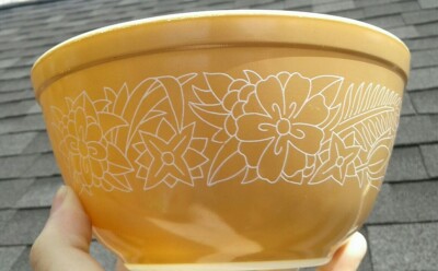 Vintage Pyrex WOODLAND BROWN 1-1/2 Qt. Nesting Mixing Bowl #402 | eBay