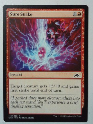 Sure Strike *PLAYSET* Magic MtG x4 GRN Guilds of Ravnica | eBay