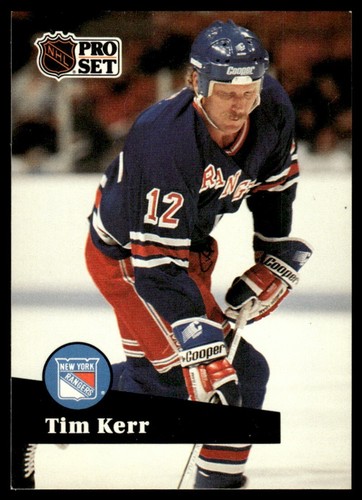 1991-92 Pro Set #446 Tim Kerr New York Rangers | eBay