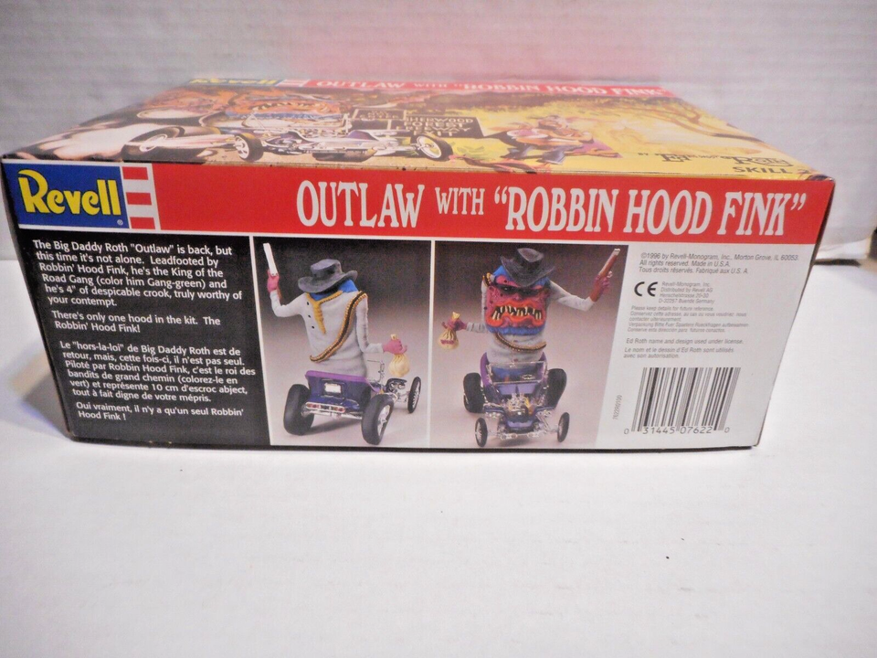 Revell Big Daddy Ed Roth Outlaw With Robin Hood Fink Model Kit 1/25 ...