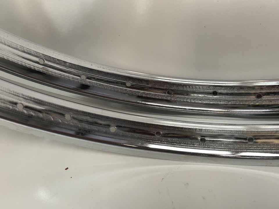 Early Schwinn 36 Hole S-2 Center Stamp 24" Rims Pair - Very Good | eBay