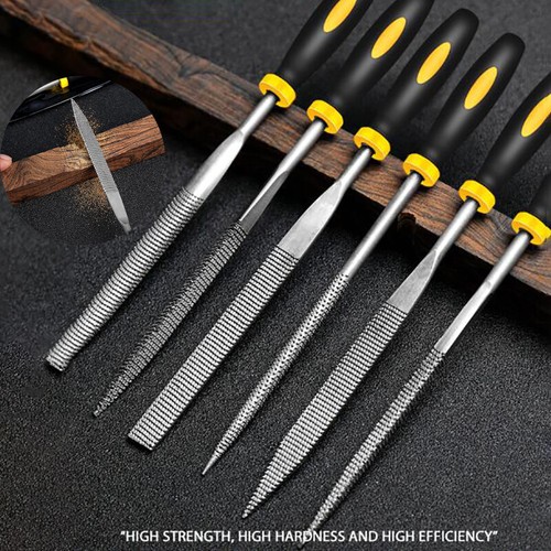 6 x File Set for Metal Steel Glass Ceramic Professional Workshop DIY ...