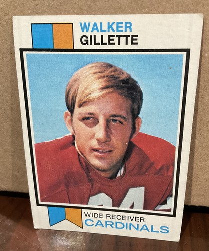 WALKER GILLETTE 1973 TOPPS FOOTBALL CARD #17 - ST. LOUIS CARDINALS | eBay