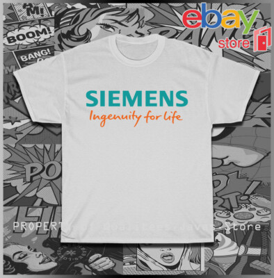 New Siemens Ingenuity for life Logo Men's T-Shirt American Size S-5XL T ...