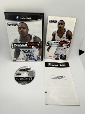 NCAA College Basketball 2K3 GameCube GC 2003 Complete CIB Near Mint ...