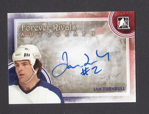 ITG Forever Rivals Ian Turnbull Toronto Maple Leafs Autograph Hockey ...