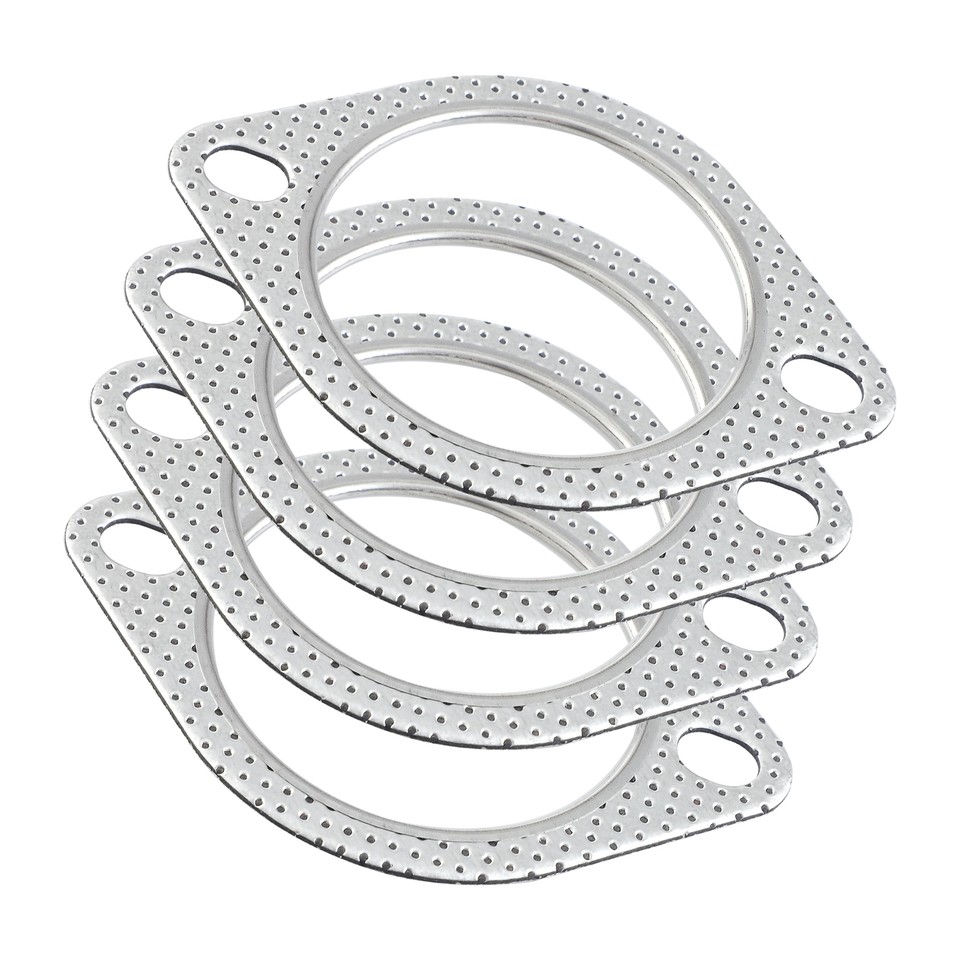 Set of 5 Exhaust Gasket 3in 2 Bolt, High Temp Exhaust Flange Gasket ...