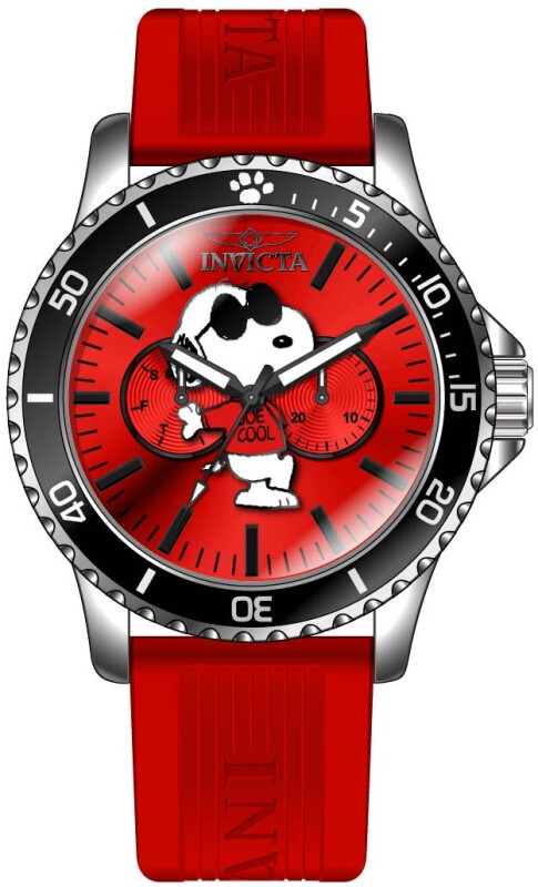 Invicta Men's Character Snoopy Limited Ed Multifunction Red Dial ...