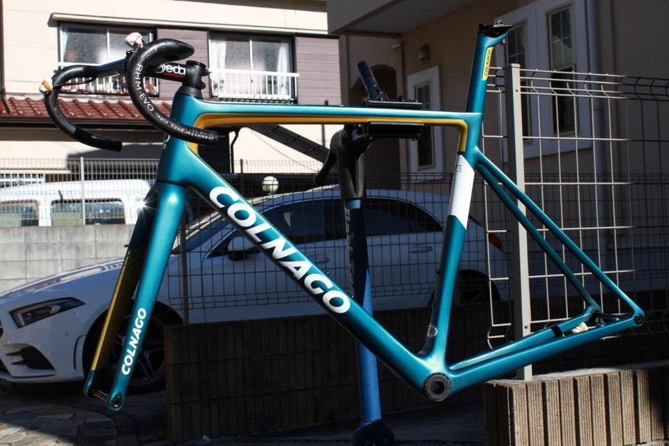 COLNAGO V3 Carbon Road Bike Freme Set w/ Carbon Handlebar 530 From ...