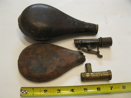 Vintage Powder Flask Spout Parts Lot | eBay