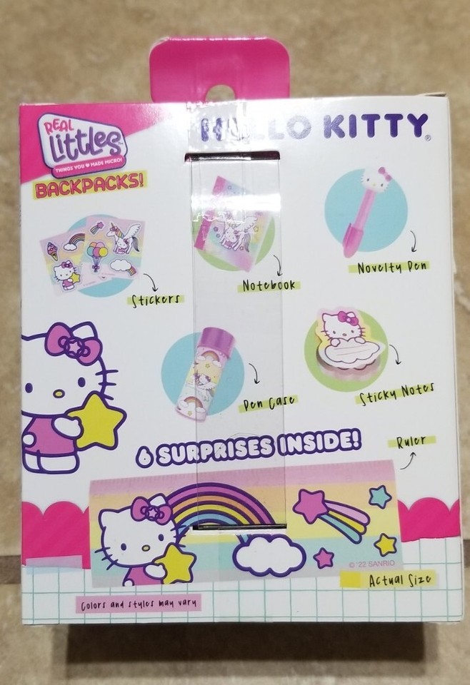 Real Littles Sanrio Hello Kitty Fluffy Mini Backpack (6 Surprises ...