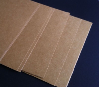 Natural 225gsm Quality Kraft Brown ReCycled Card A5 unbleached x 25 ...
