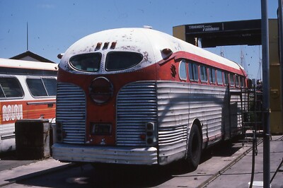 Original Bus Slide Charter Rear View Unmarked San Francisco CA 1986 #05 ...