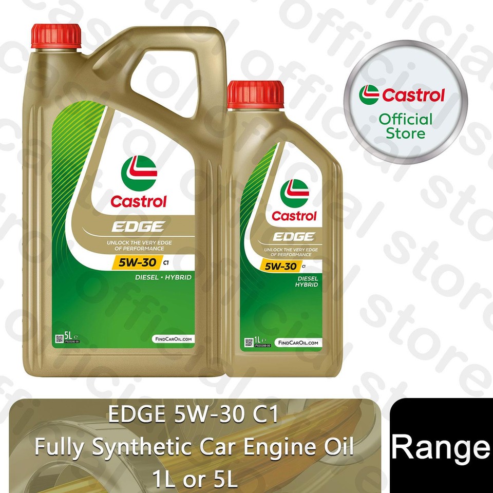 Castrol EDGE 5W-30 C1 Engine Oil Fully Synthetic with Hyspec Standard ...