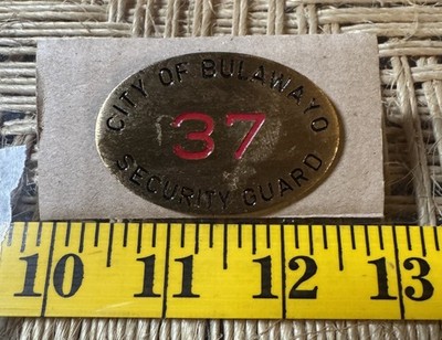 Bulawayo Rhodesia Security Guard Bush War Era Insignia. Ref FUH | eBay UK