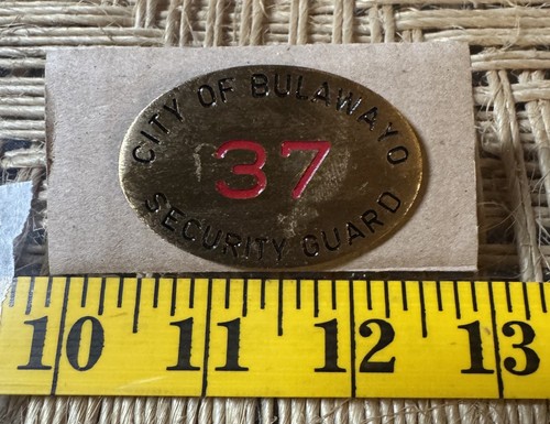 Bulawayo Rhodesia Security Guard Bush War Era Insignia. Ref FUH | eBay UK