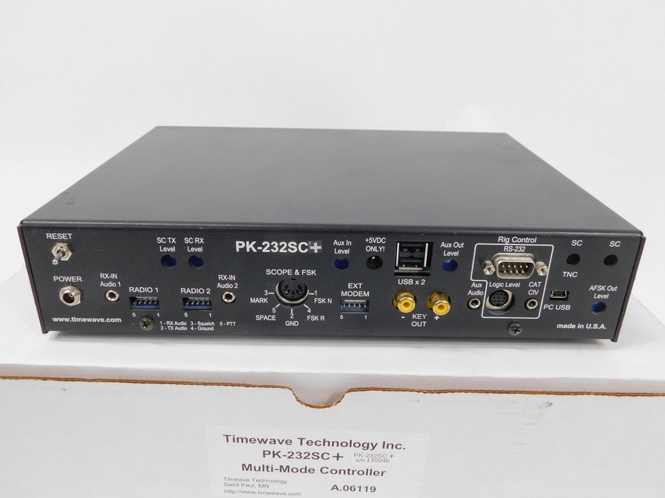 Timewave PK-232SC+ Ham Radio Multi-Mode Controller + Box (good ...