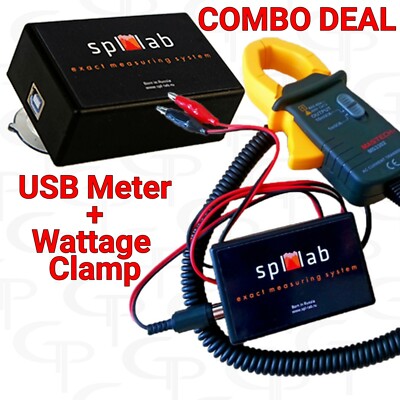 SPL LAB Usb Bass db Meter 2nd Edition + wattage clamp Sound Pressure ...