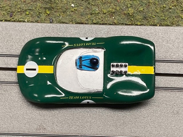 Aurora AFX Dash in-line Low Profile Chassis Jim Clark Lotus 30 tjet HO ...