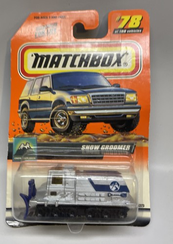 MATCHBOX SNOW GROOMER MATTEL WHEELS #78 OF 100 VEHICLES | eBay