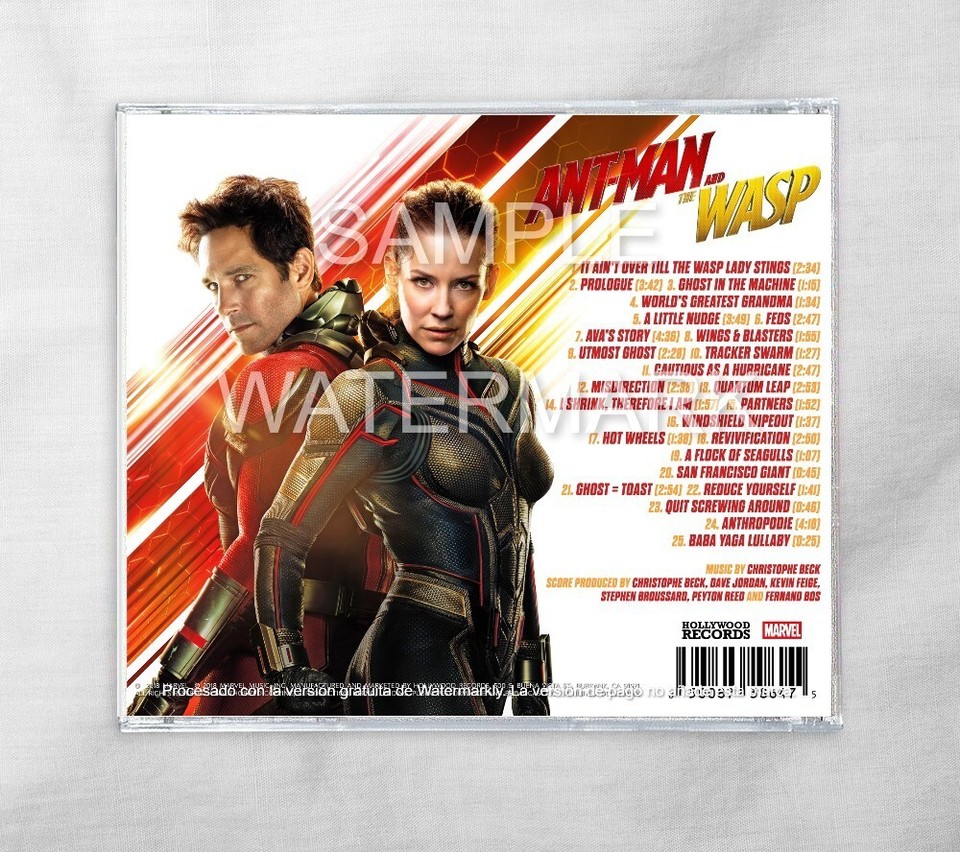 Ant-Man And The Wasp Original Soundtrack 1CD Christophe Beck | eBay