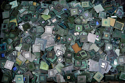30 Lbs BGA CPU WITHOUT PINS AMD P4 scrap PCB+DIE ONLY gold recovery ...