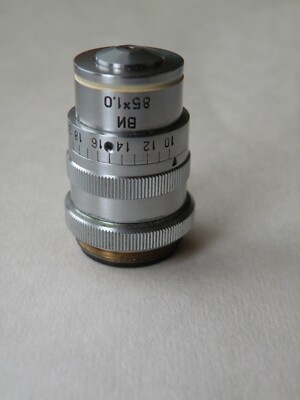 LOMO objective 85x 1,0 WATER Corr. Collar microscope ZEISS! | eBay