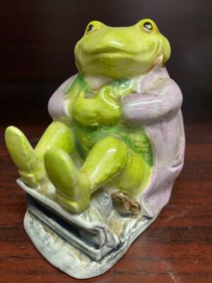 Beatrix Potter Beswick Mr Jackson Figurine Green Toad BS3 Great ...