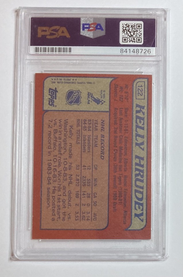 1985-86 TOPPS KELLY HRUDEY AUTOGRAPHED ROOKIE CARD PSA DNA CERTIFIED | eBay