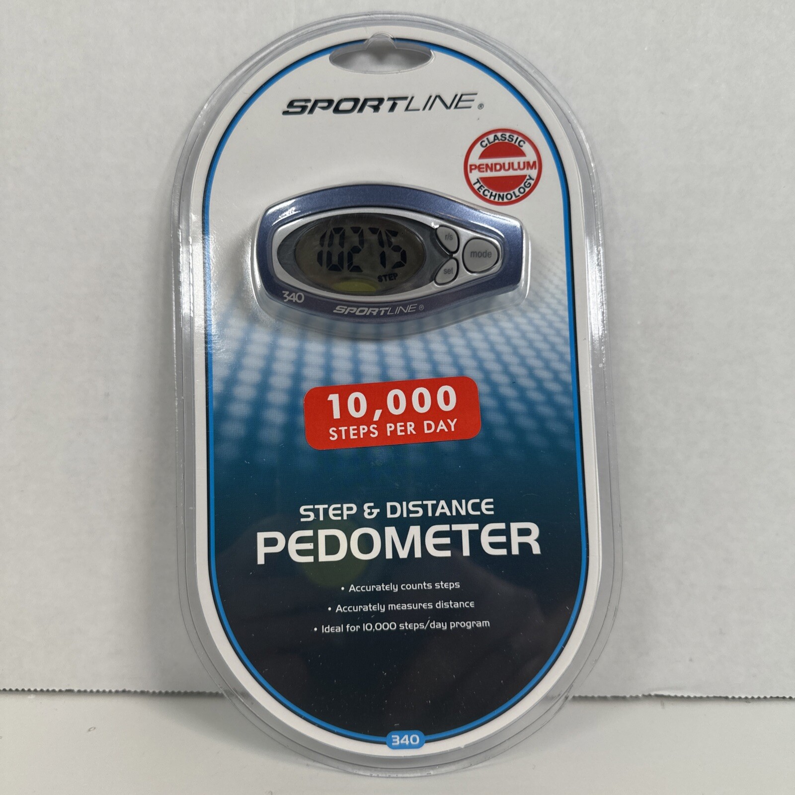 Needs Battery Lrii30 Sportline 340 Step & Distance Pedometer for sale ...