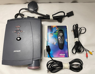 InFocus LP425Z Digital Video DLP Projector ~ 99 Lamp Hours ~ TESTED AND ...