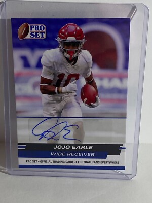 2022 Pro Set Football Autograph Jojo Earle | eBay
