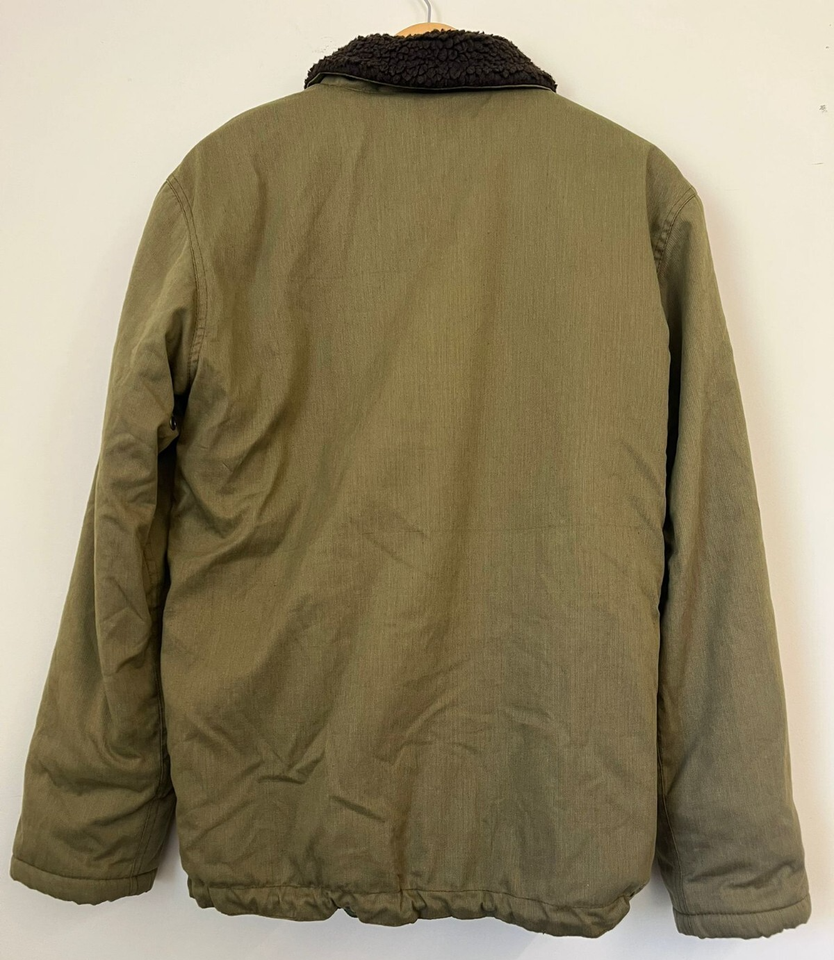 Authentic Reproduction WW2 US USN Naval Deck Jacket - Khaki- Large ...