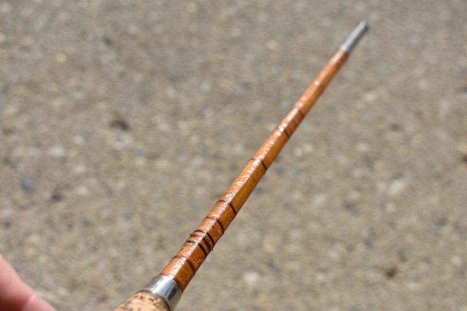 Heddon's Sons Dowagiac Split Bamboo Casting Rod In Sock Tube Antique ...
