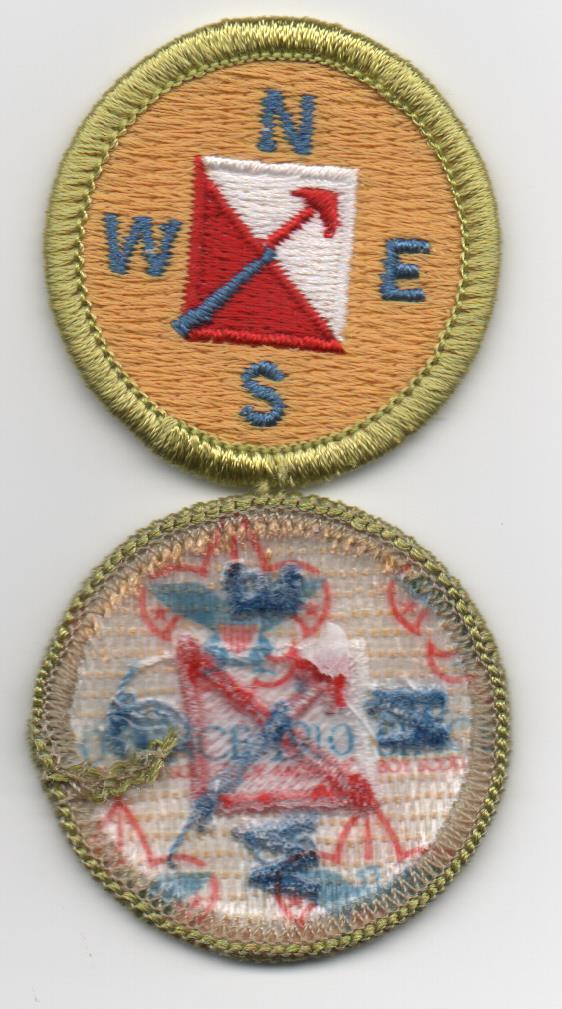 Orienteering Merit Badge, Type L, "Since 1910" Back (2012-Current ...
